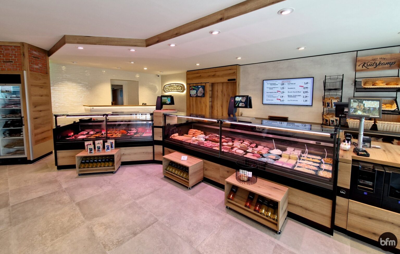 Fleischerei Ladenbau - Müllers Wurst-Diele als Referenz – bfm